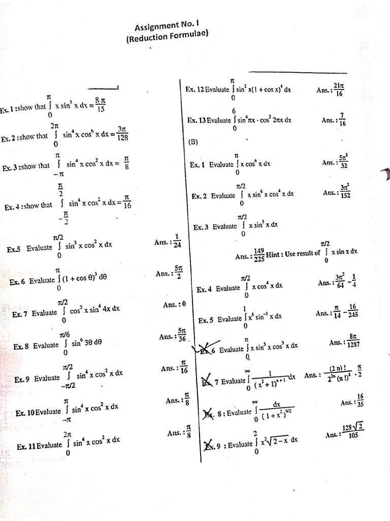 Assignments 01 & 02 | PDF