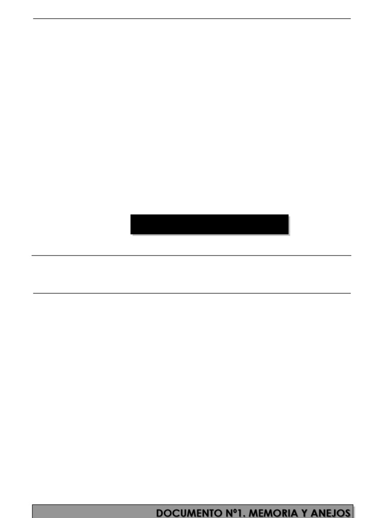 _D1. Memoria y Anejos | PDF | Techo | Ingeniero civil