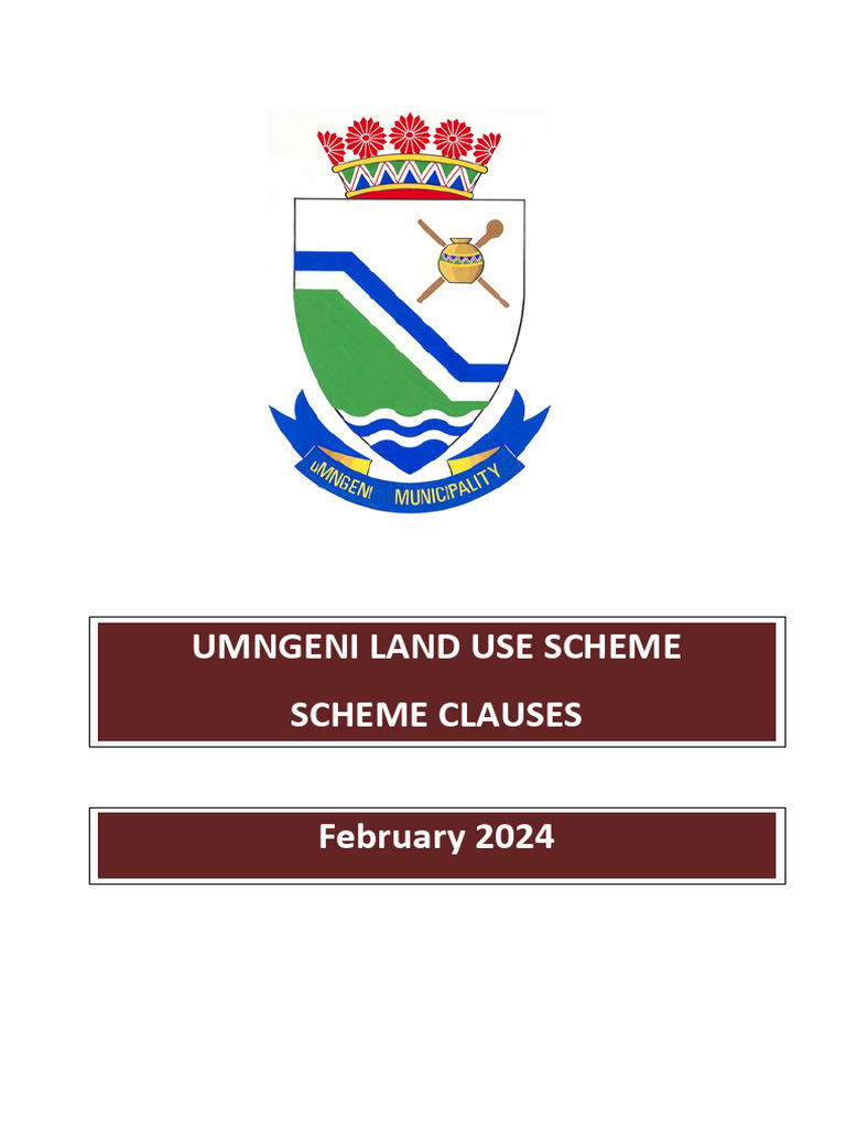 Umngeni Scheme Clauses 2024 | PDF | Building | Stairs