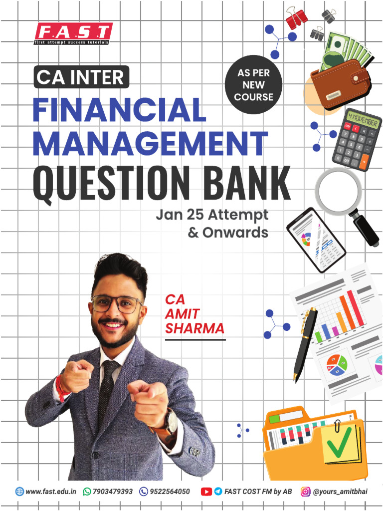 CA Inter FM Question Bank by CA Amit Sharma (Yours - AmitBhai) | PDF | Equity (Finance ...