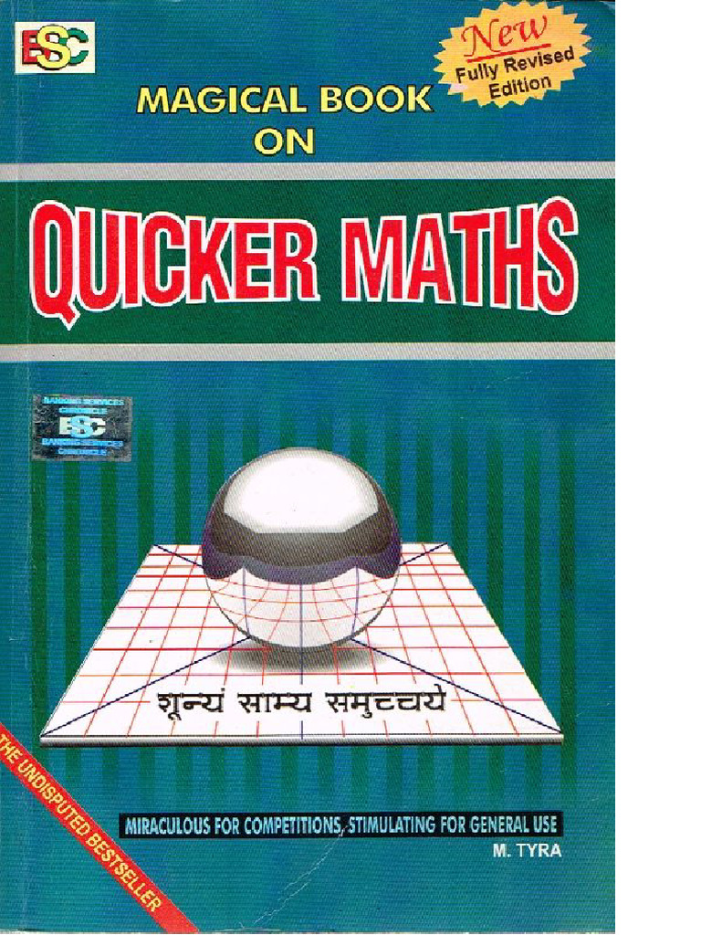Quicker Maths M. Tyra | PDF