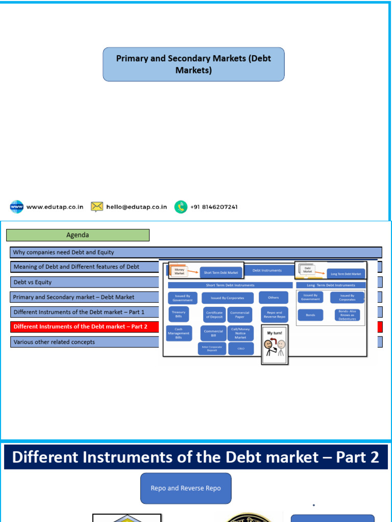Understanding Debt Markets and Instruments | PDF | Repurchase Agreement ...