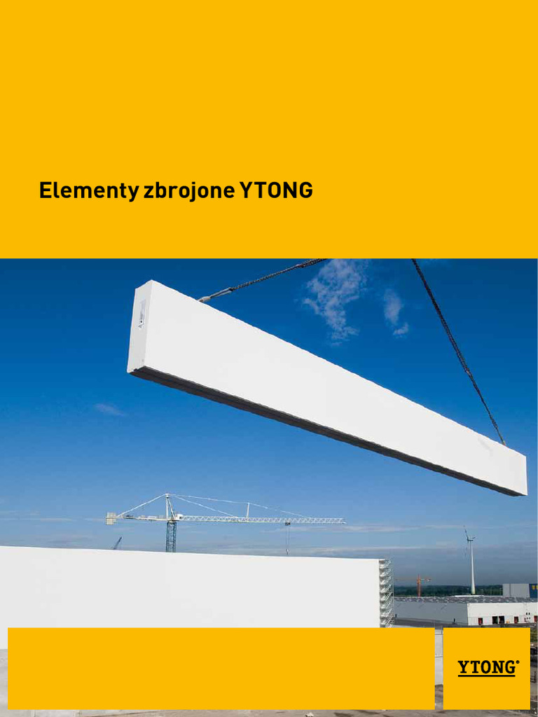 Ulotka Elementy Zbrojone YTONG 04-2013 | PDF