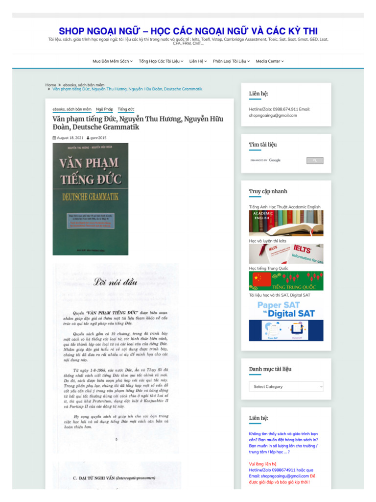 Shopngoaingu Van Pham Tieng Duc Nguyen Thu Huong Nguyen Huu Doan Deutsche Grammatik 2025 04-04 ...