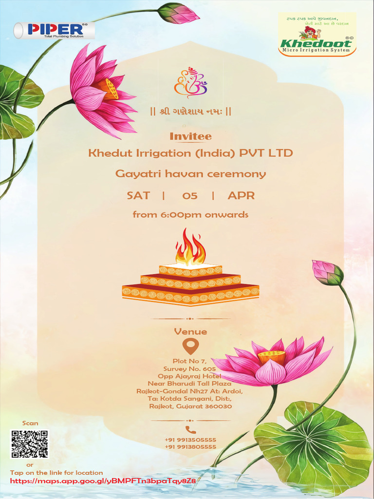 Gayatri Havan Ceremony Invitation | PDF