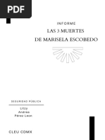 Las 3 Muertes de Marisela Escobedo. | PDF