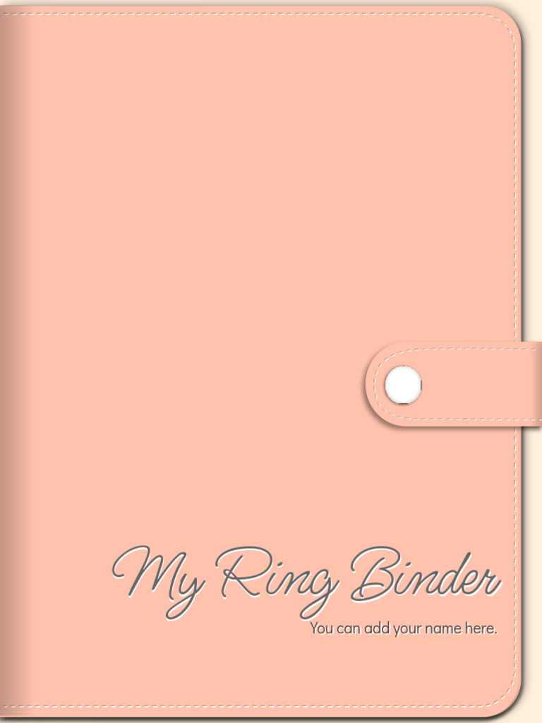 Pastel Colors Ring Binder SlidesMania | PDF
