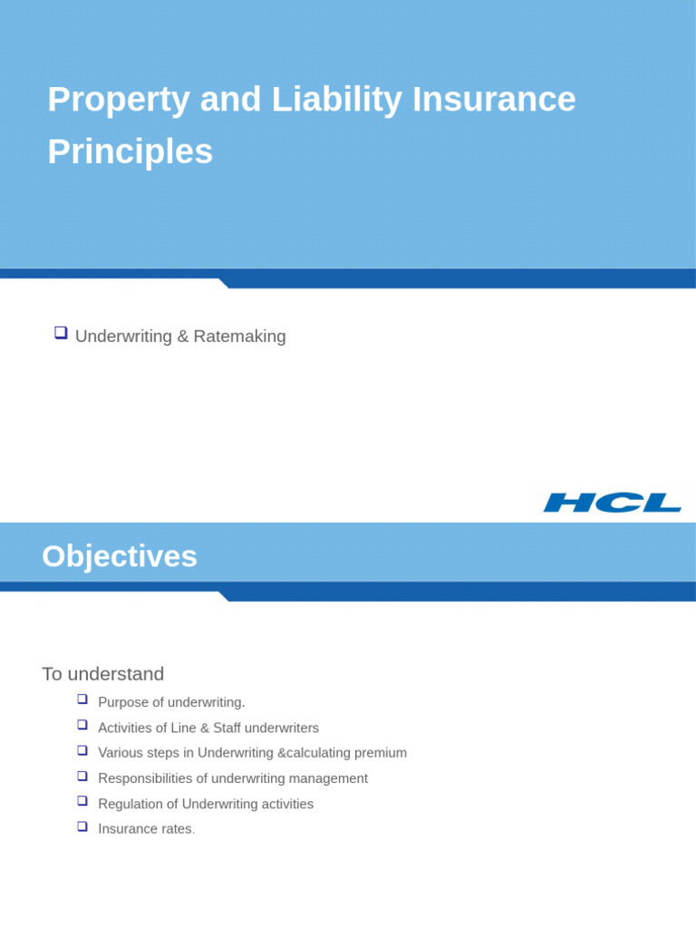 INS - 21-Chapter 5-Underwriting - & - Ratemaking | PDF | Insurance | Underwriting