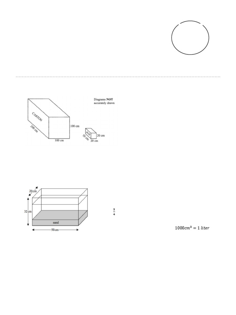 Volume and Surface of Composite Solids | PDF