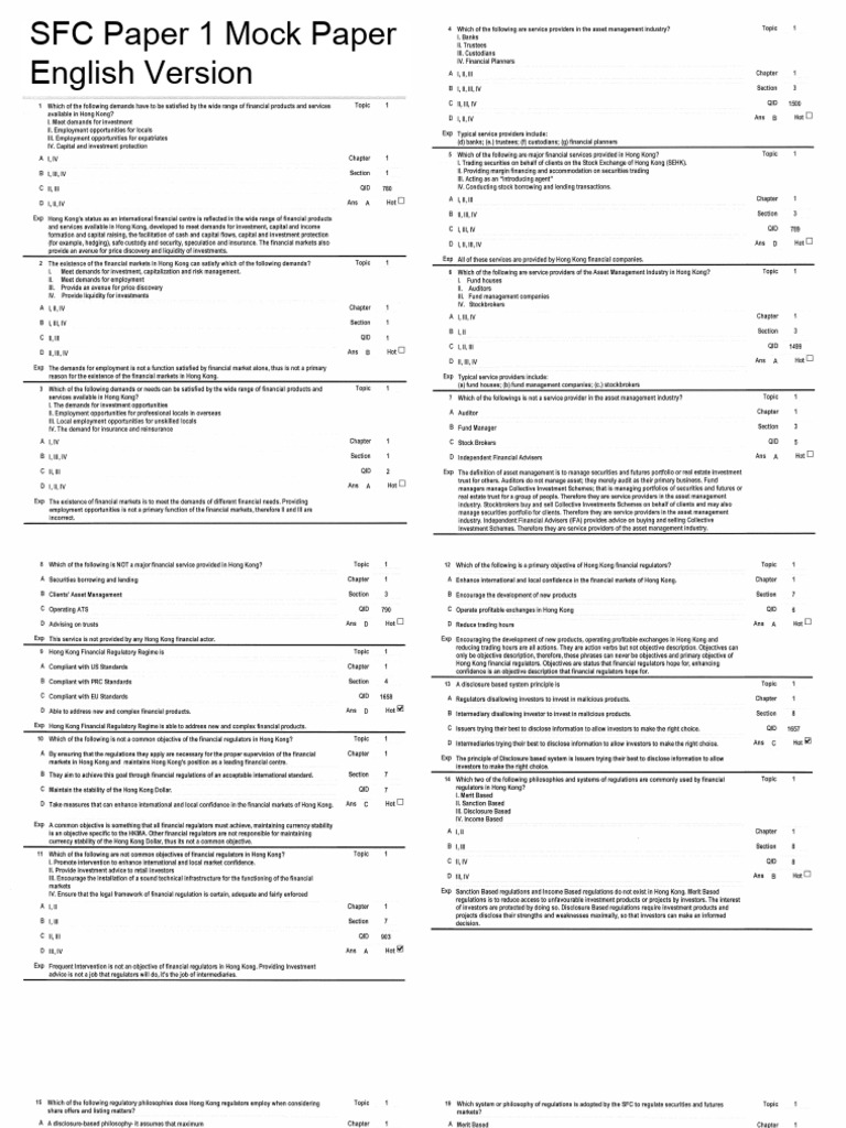 SFC 1 Eng 2020 | PDF