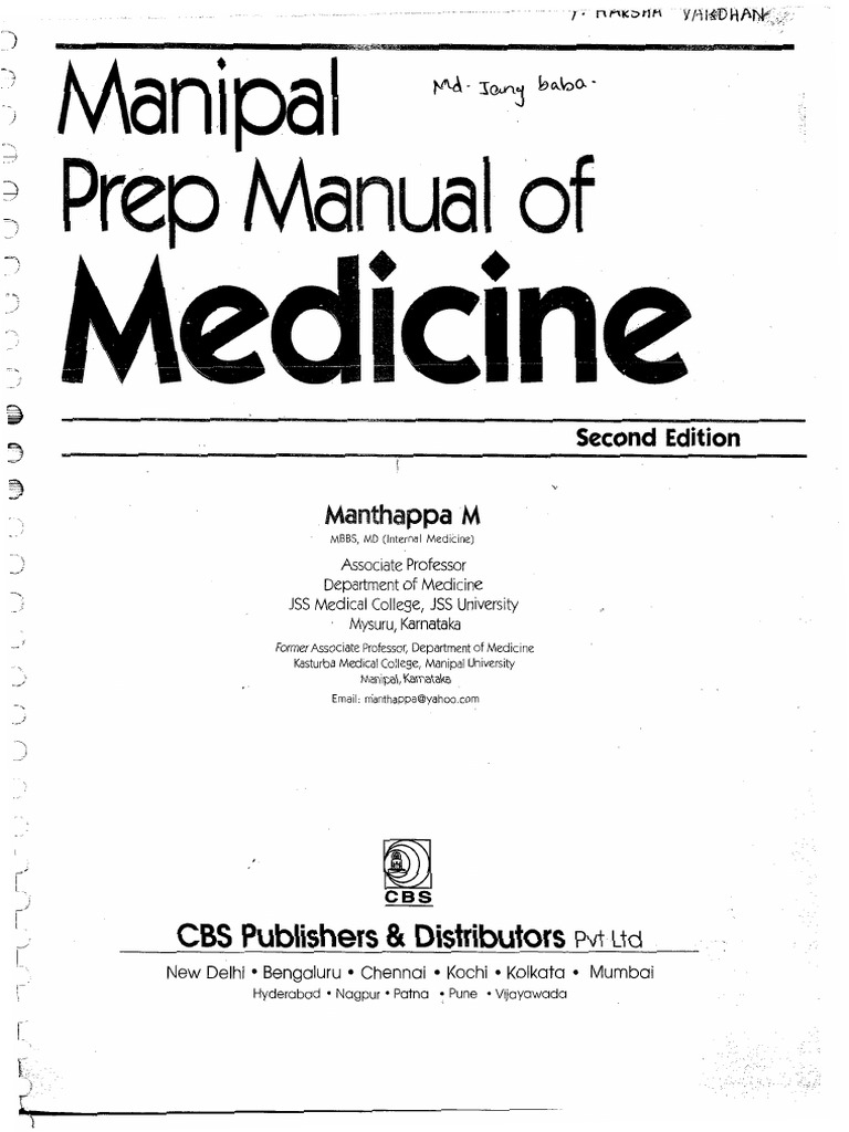 Medicine Manipal | PDF