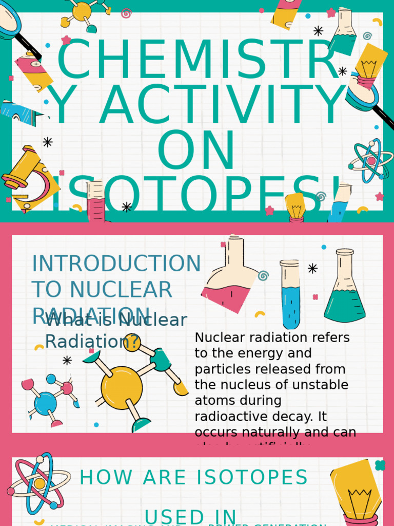 Chemistry Isotopes | PDF | Isotope | Radioactive Decay
