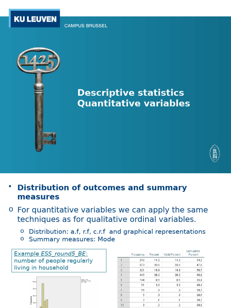 D2.1 - Distribution of Outcomes - Needle Graph and Histogram | PDF ...