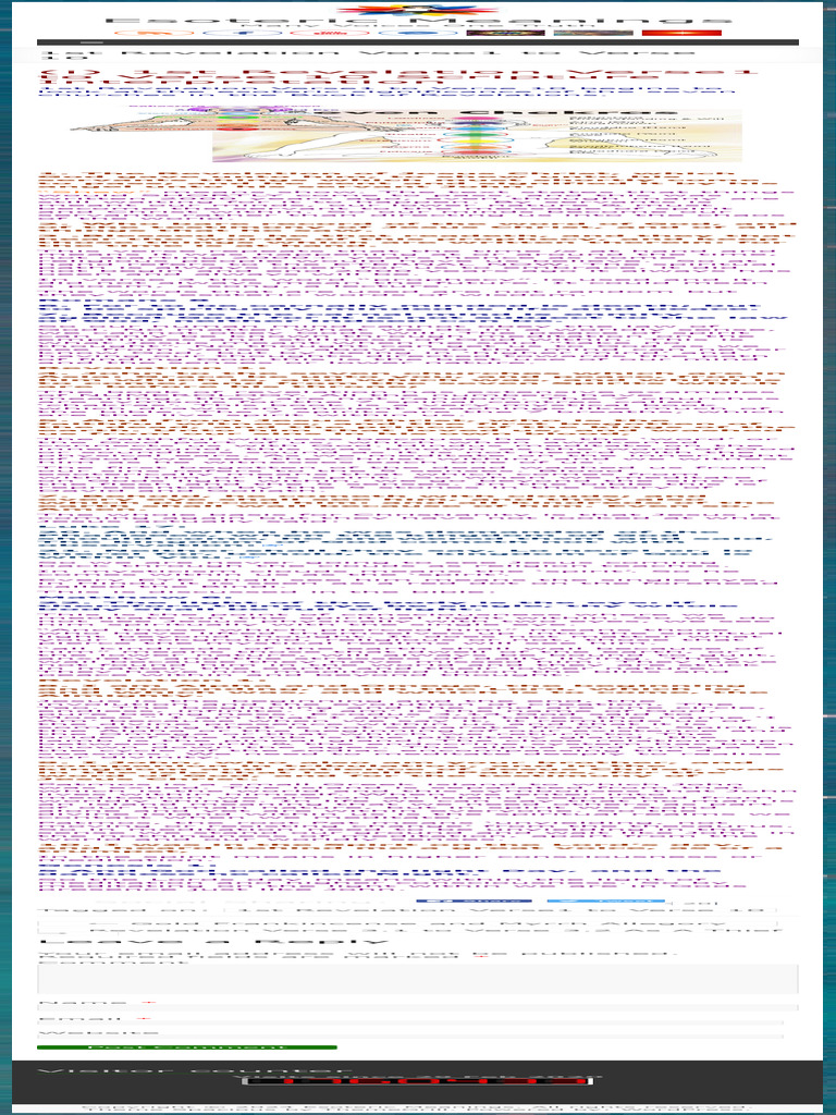 1st Revelation Verse1 To Verse 10 - Esoteric Meanings | PDF | Revelation | Jesus