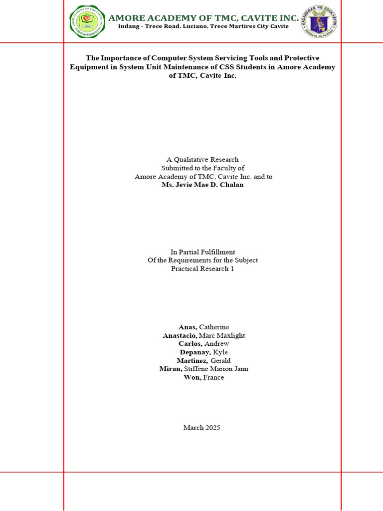 Importance of CSS Tools in Maintenance | PDF | Personal Protective ...