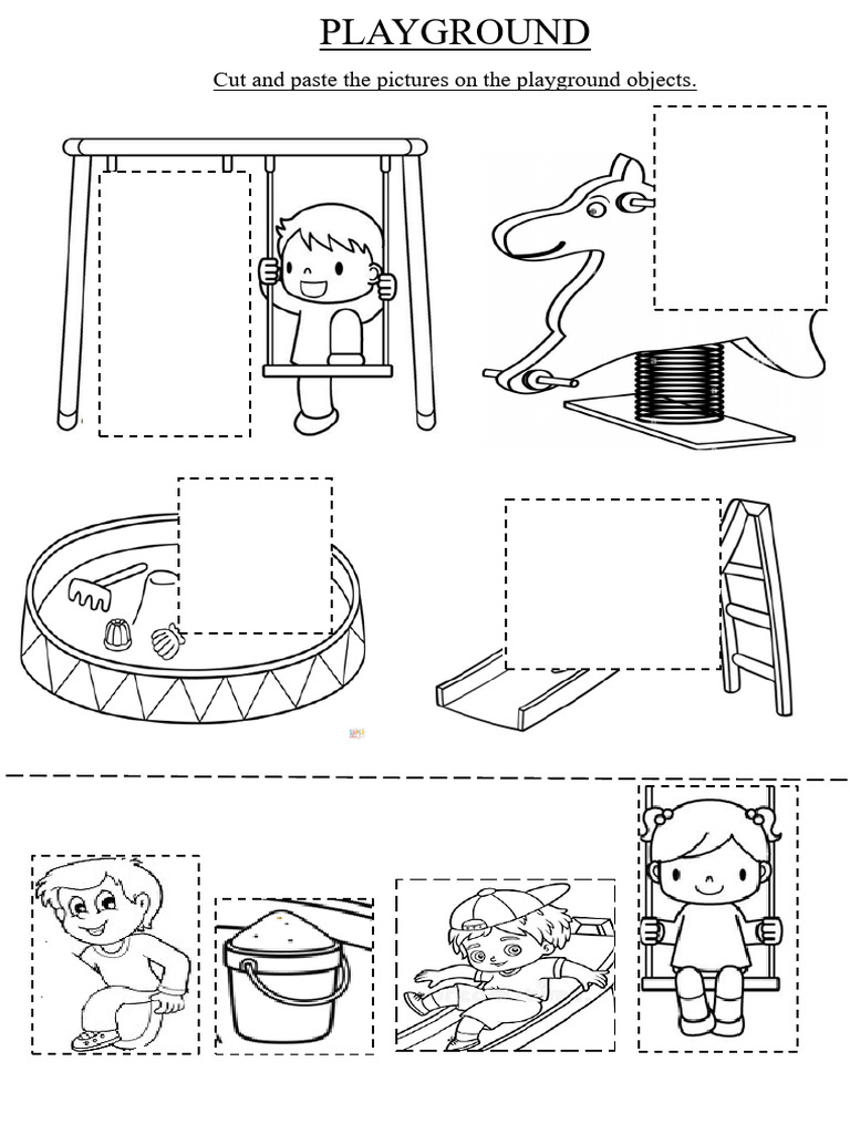 PLAYGROUND-cut and Paste 1 | PDF