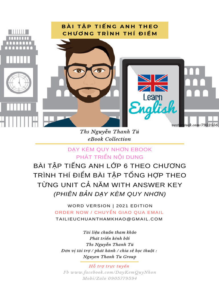 Bài Tập Tiếng Anh Lớp 6 Theo Chương Trình Thí Điểm Bài Tập Tổng Hợp Theo Từng Unit Cả Năm With ...