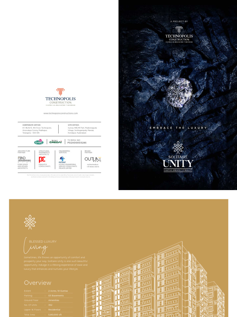 Solitaire Unity Brochure - 20x16-1 | PDF | Buildings And Structures