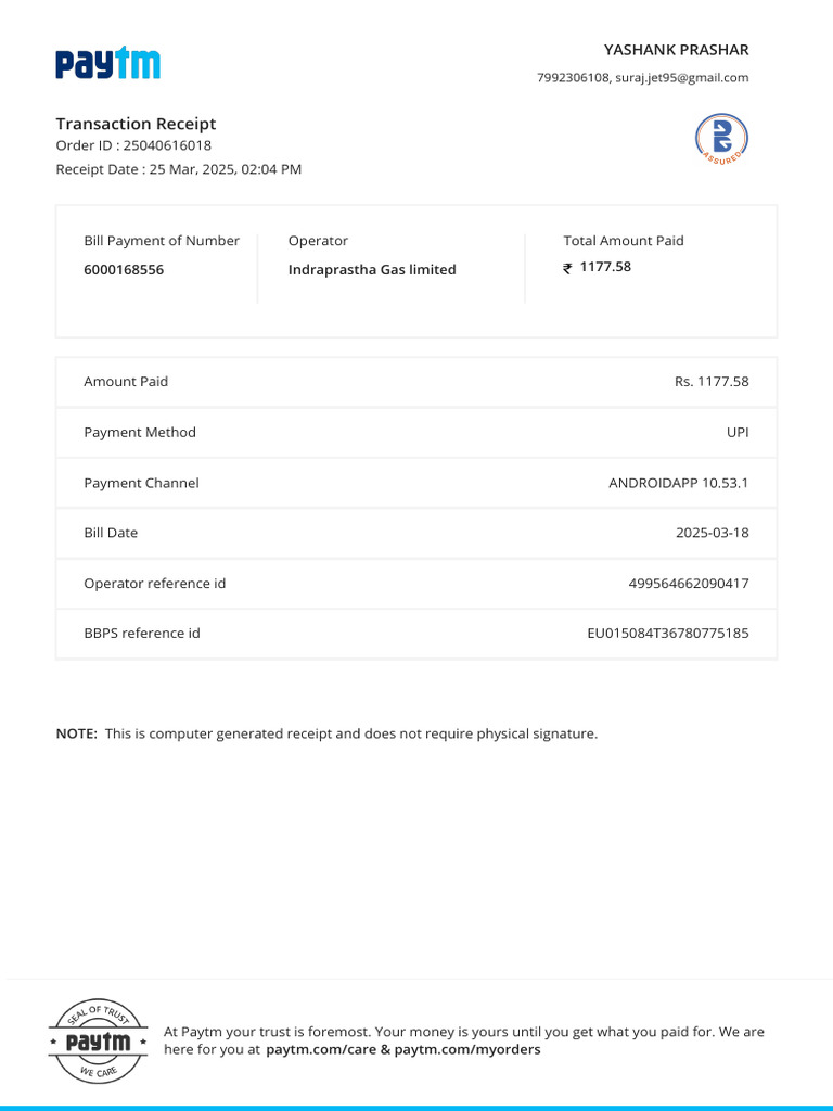 Invoice 25040616018 | PDF