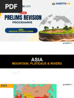 Physical Map of Asia: Rivers & Mountains | PDF