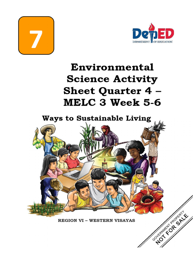Copy-Of-LAS EnviSci MELC 3 Q4 Week-5-6 | PDF | Cost Of Living | Sustainability