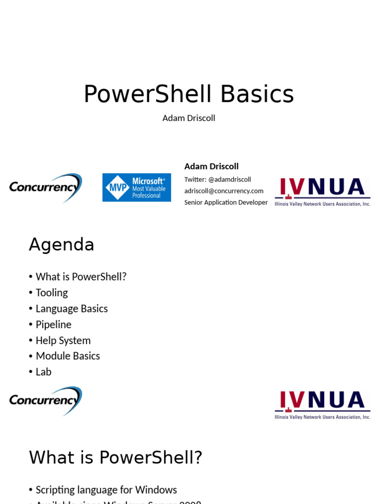 PowerShell Basics and Lab Exercises | PDF | Parameter (Computer ...