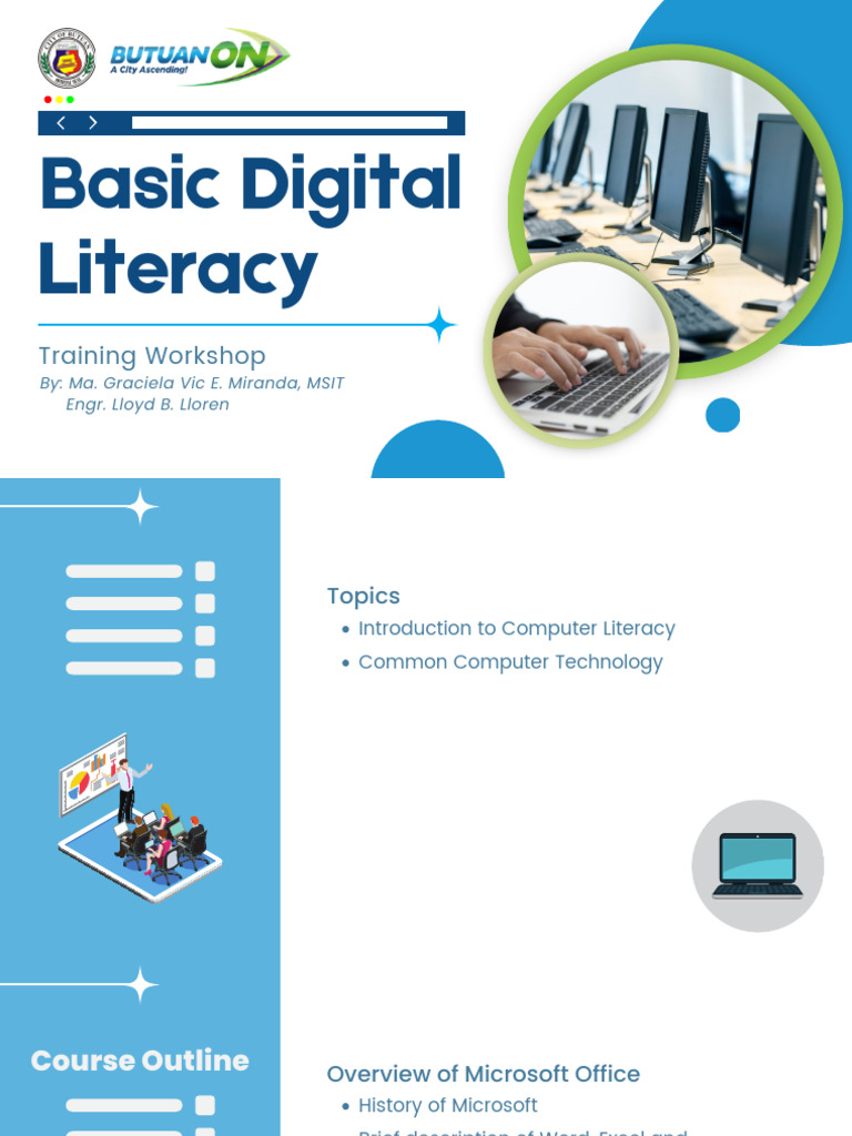 Microsoft Office Digital Literacy Training | PDF | Microsoft Office | Computer Network