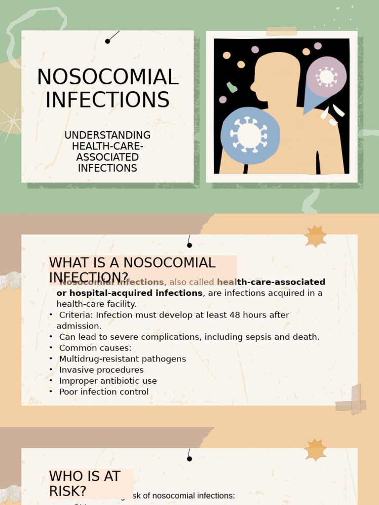 Understanding Nosocomial Infections | PDF | Hospital Acquired Infection ...