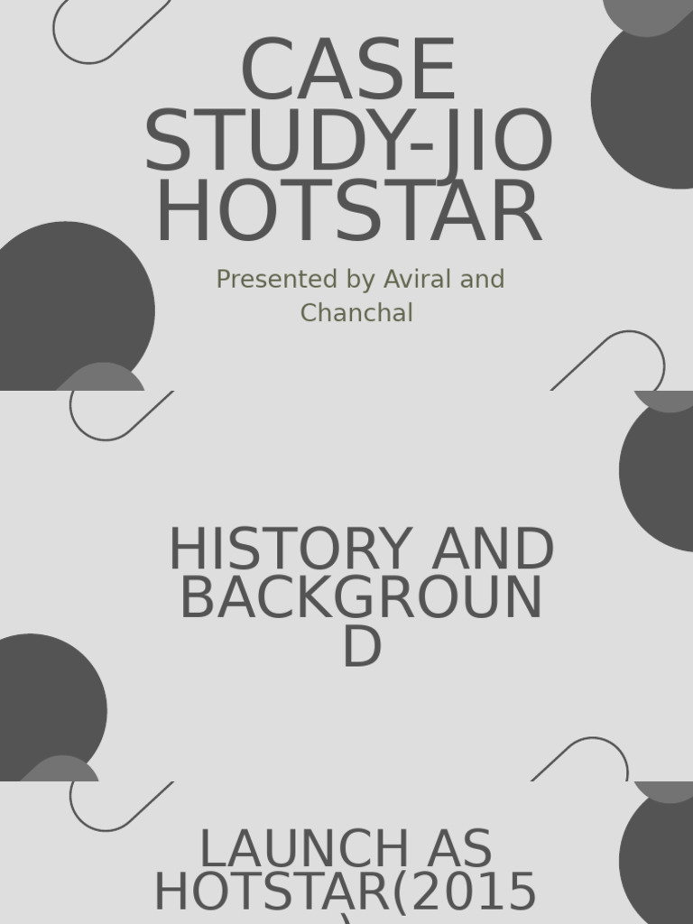 Jio Hotstar: History and Evolution | PDF | The Walt Disney Company ...