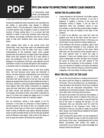 Format of A Case Digest | PDF | Supreme Court Of The United States ...