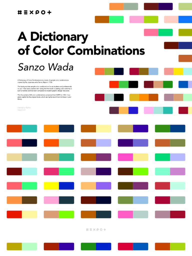 A Dictionary of Color Combinations PDF | PDF