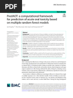ProTox-II: Toxicity Prediction Webserver | PDF | Receiver Operating ...
