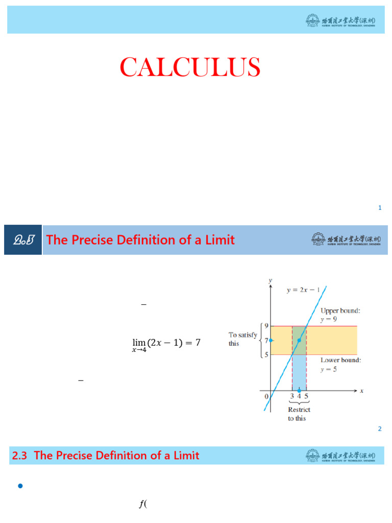 Calculus_2.3 20250228 | PDF | Limit (Mathematics) | Function (Mathematics)