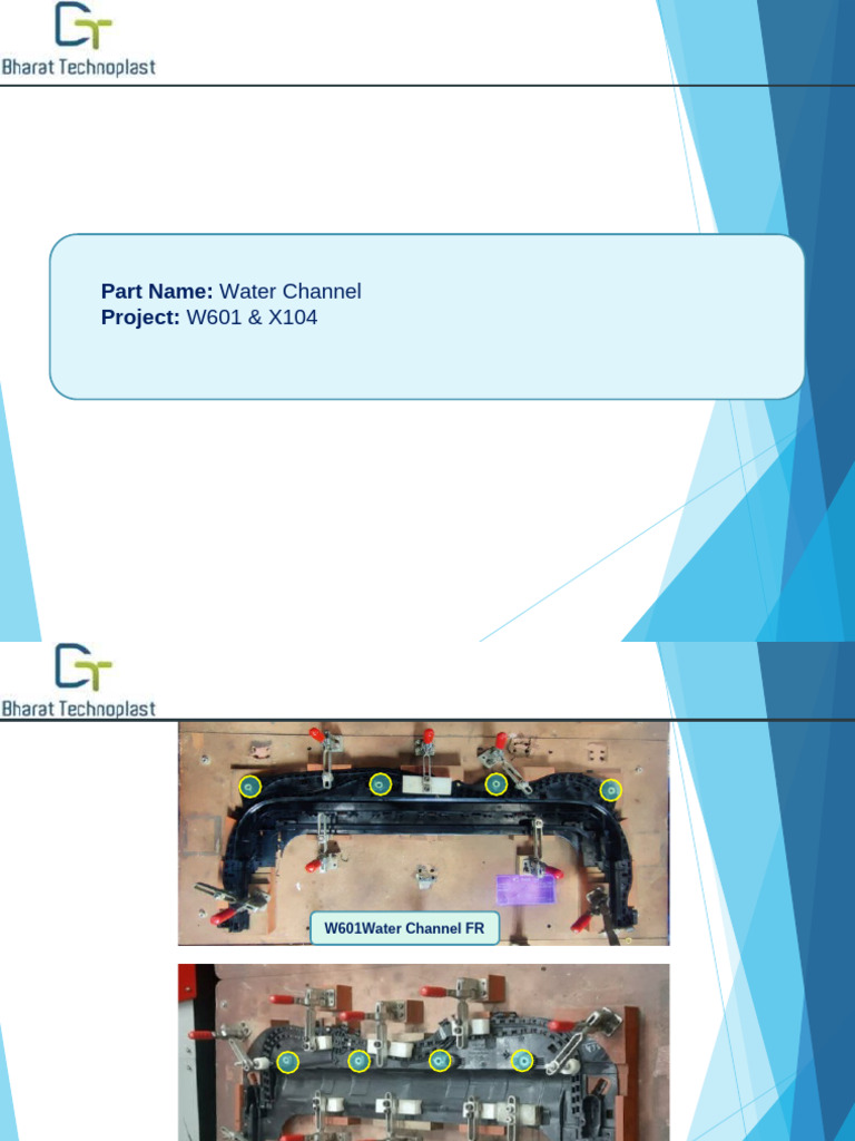 Water Channel Specifications for W601 & X104 | PDF