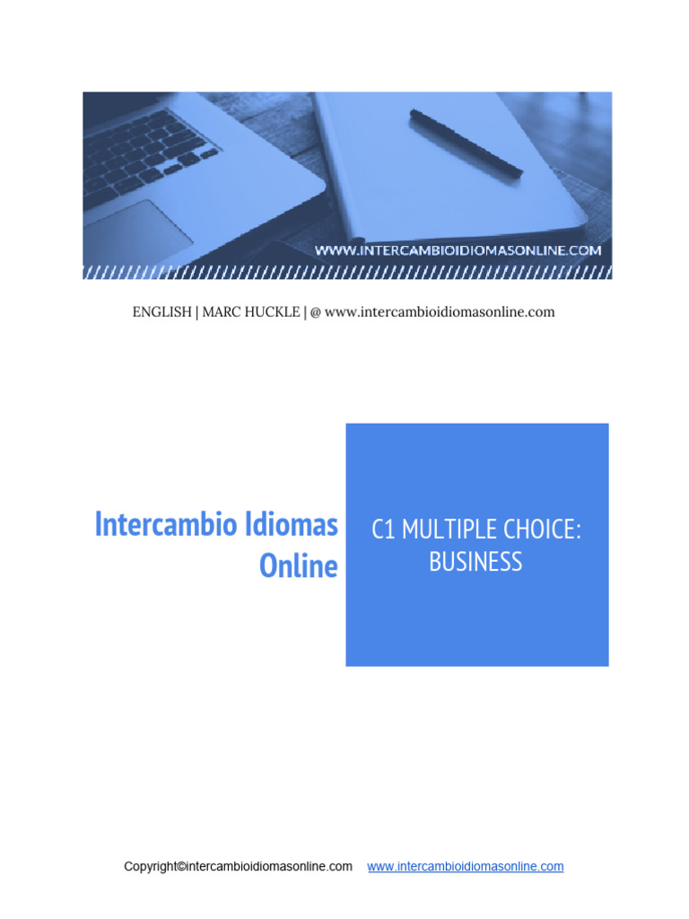 c1 Multiple Choice Business | PDF