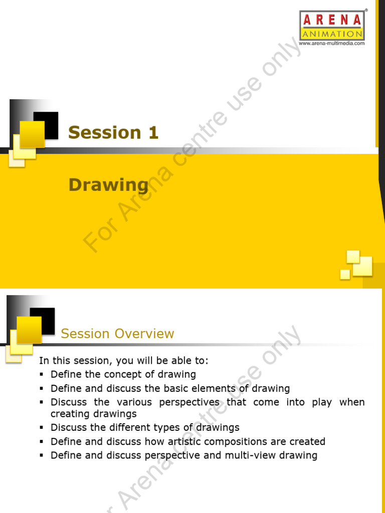 Drawing Concepts for Class 6 | PDF | Drawing | Composition (Visual Arts)