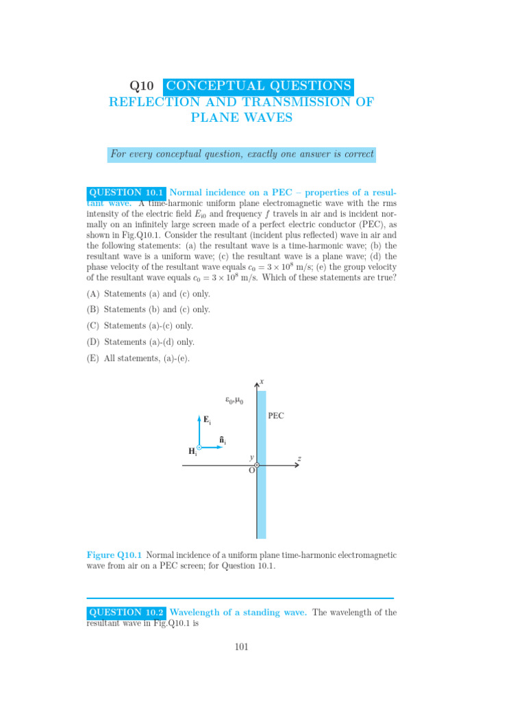 Reflection and Transmission of Waves | PDF | Waves | Polarization (Waves)
