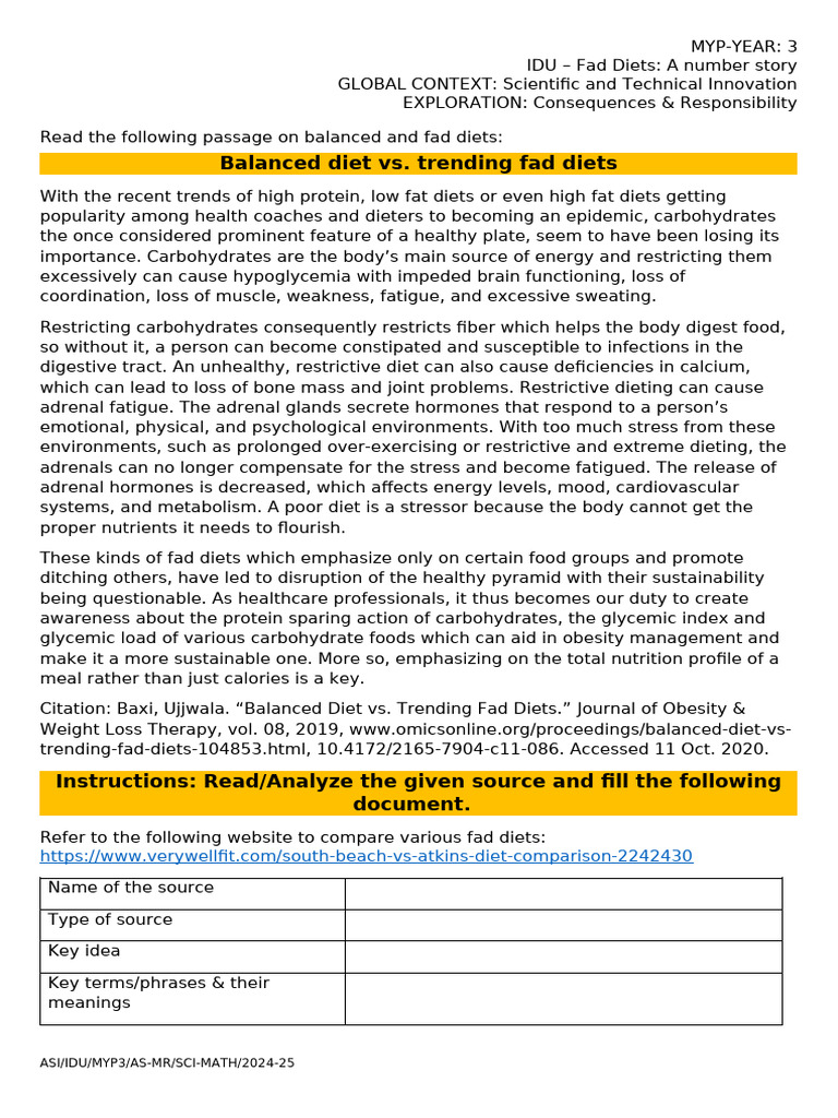 MYP 3 Unit Planner IDU Math & Science 2024-25.docx-EmbeddedFile | PDF ...