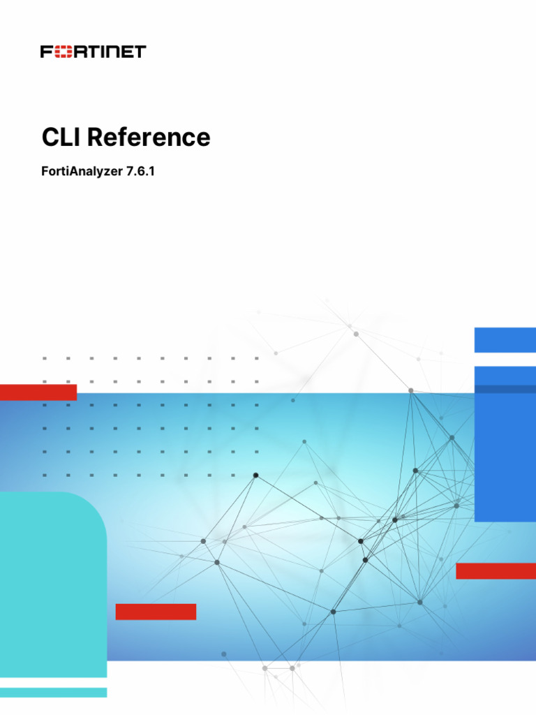 FortiAnalyzer 7.6.1 CLI Reference | PDF | Command Line Interface | Secure Shell