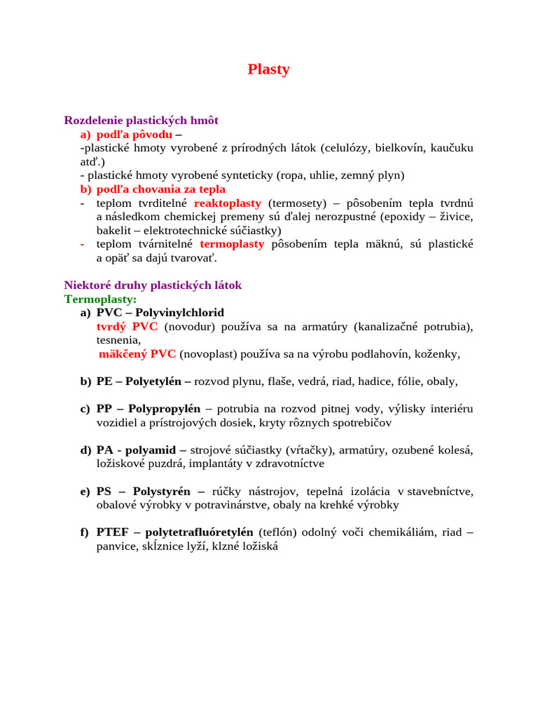 Plasty.doc | PDF