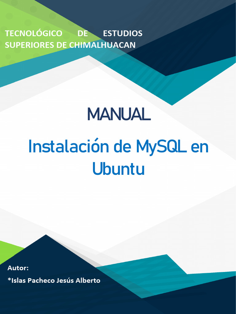 Manual Instalacion de Mysql en Ubuntu | PDF | Mi sql | Contraseña