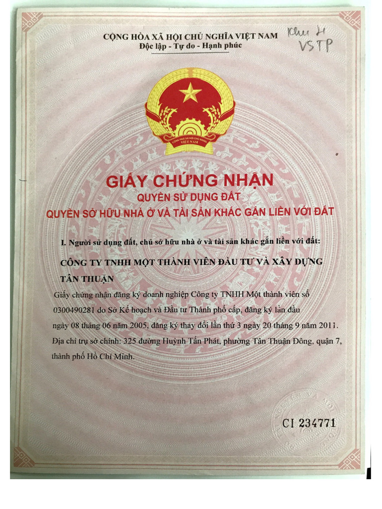 Giay CN QSDD Lavida | PDF