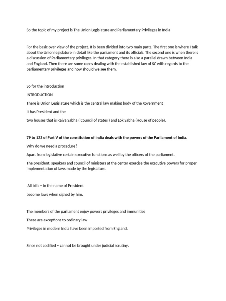 Consti II Presentation Speech | PDF | Government | Public Law