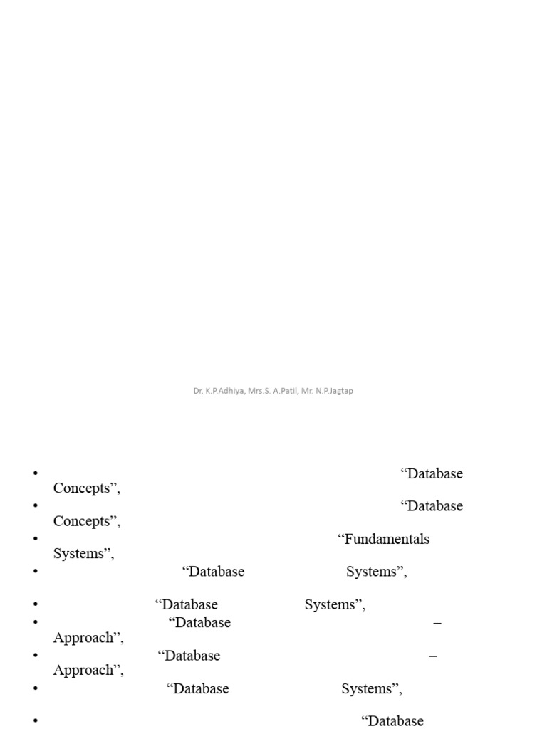 DBMS Unit-III For MOODLE | PDF | Relational Model | Relational Database