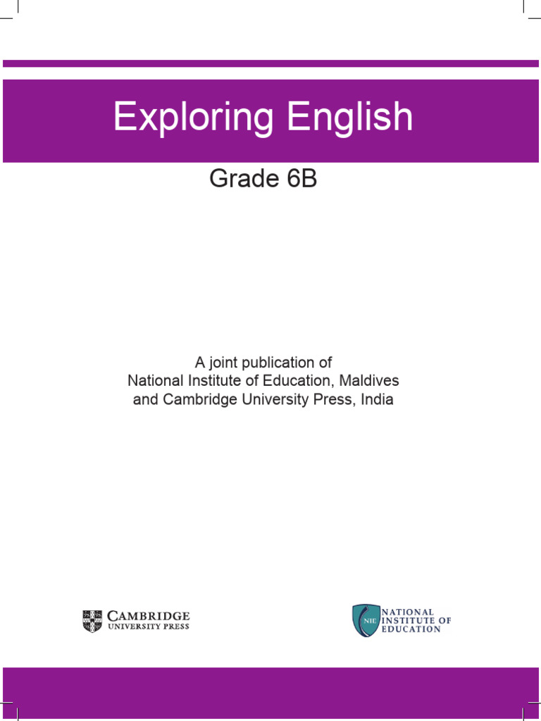 Exploring English 6B | PDF | Grammatical Number | Plural