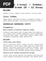 Ukufingqa Indaba: Ibanga 10 Guide | PDF | Language Arts & Discipline ...