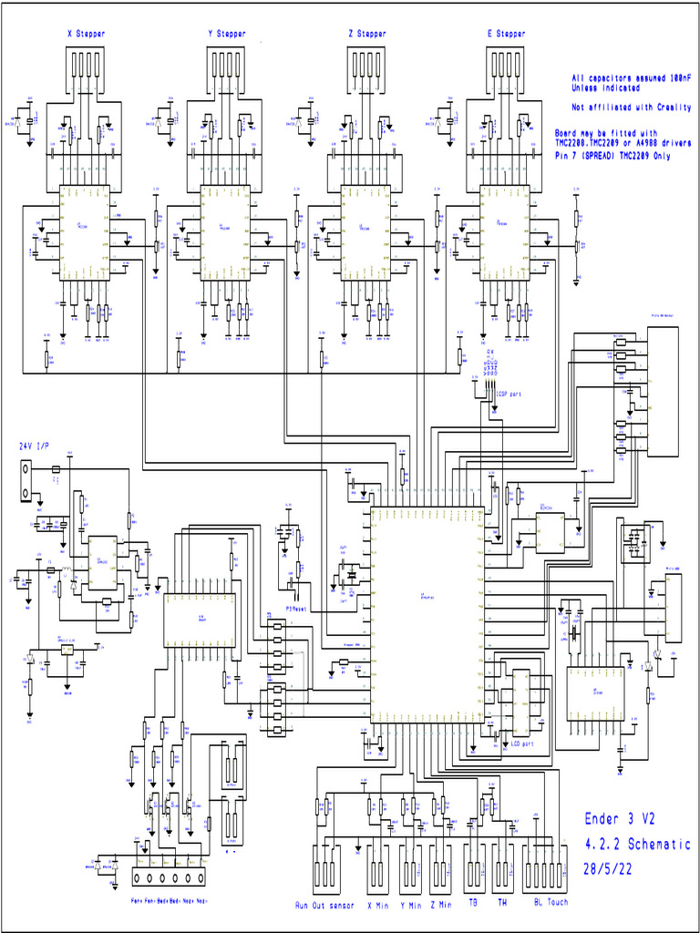 Creality 4 2 2 - Schematic 28-5-22 | PDF