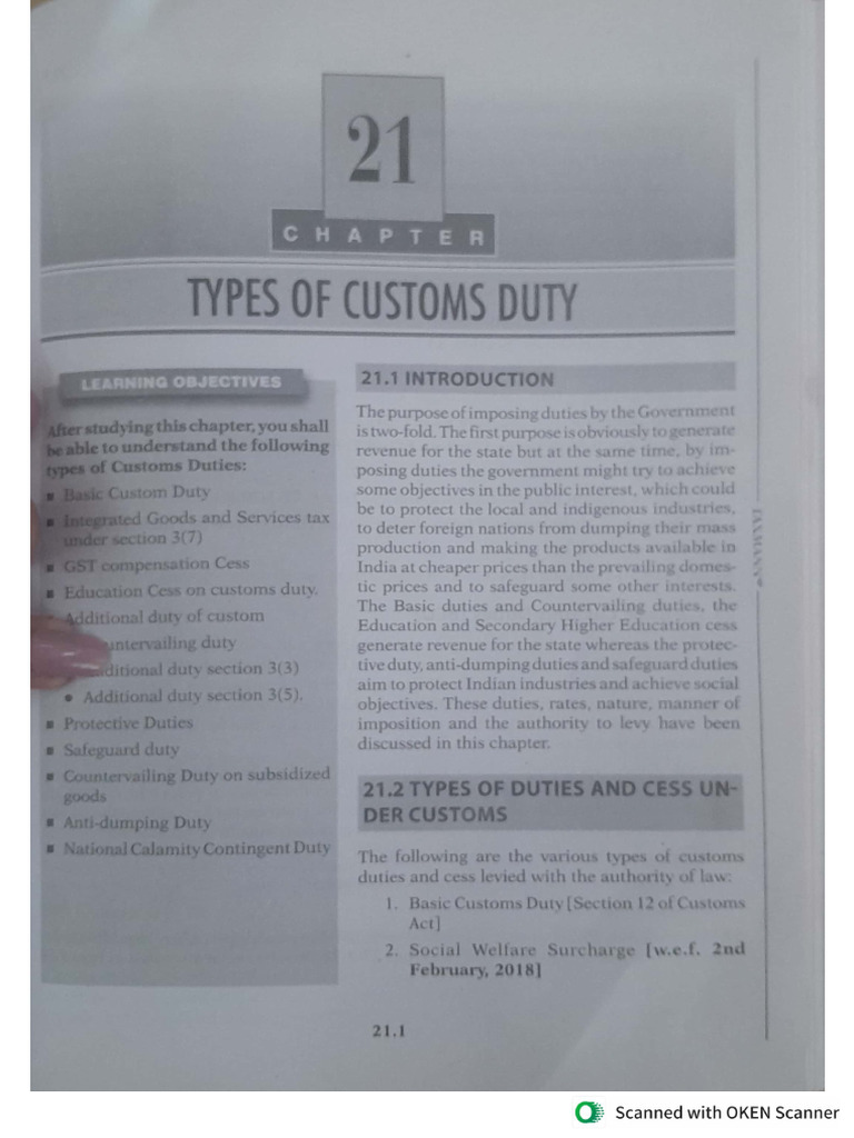 Custom Duty | PDF