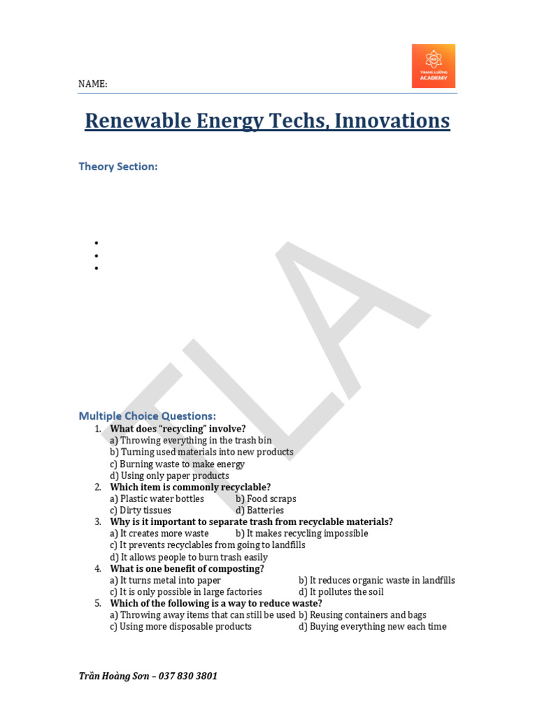 Recycling and Waste Management Basics | PDF | Recycling | Waste