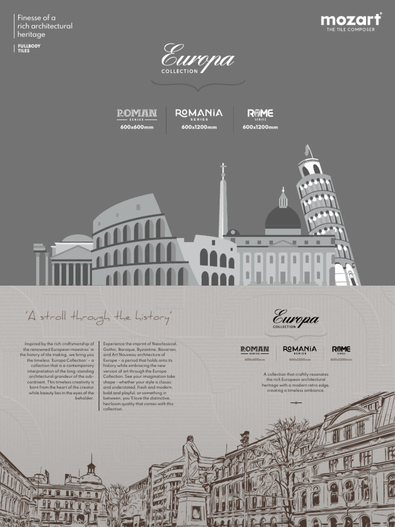 Mozart Eropa Collection E Catalogue | PDF | Tile | Materials